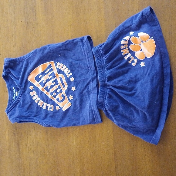 college kids | Matching Sets | Clemson Tigers Cheerleading Outfit ...